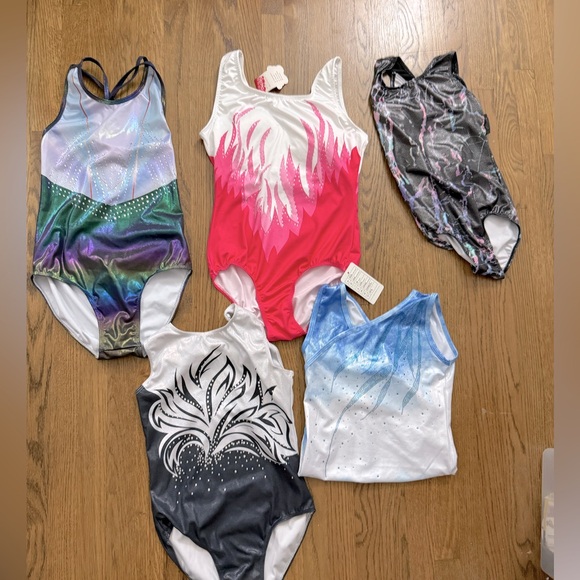 Other | Colorful Multiple Gymnastics Leotards Sets | Poshmark